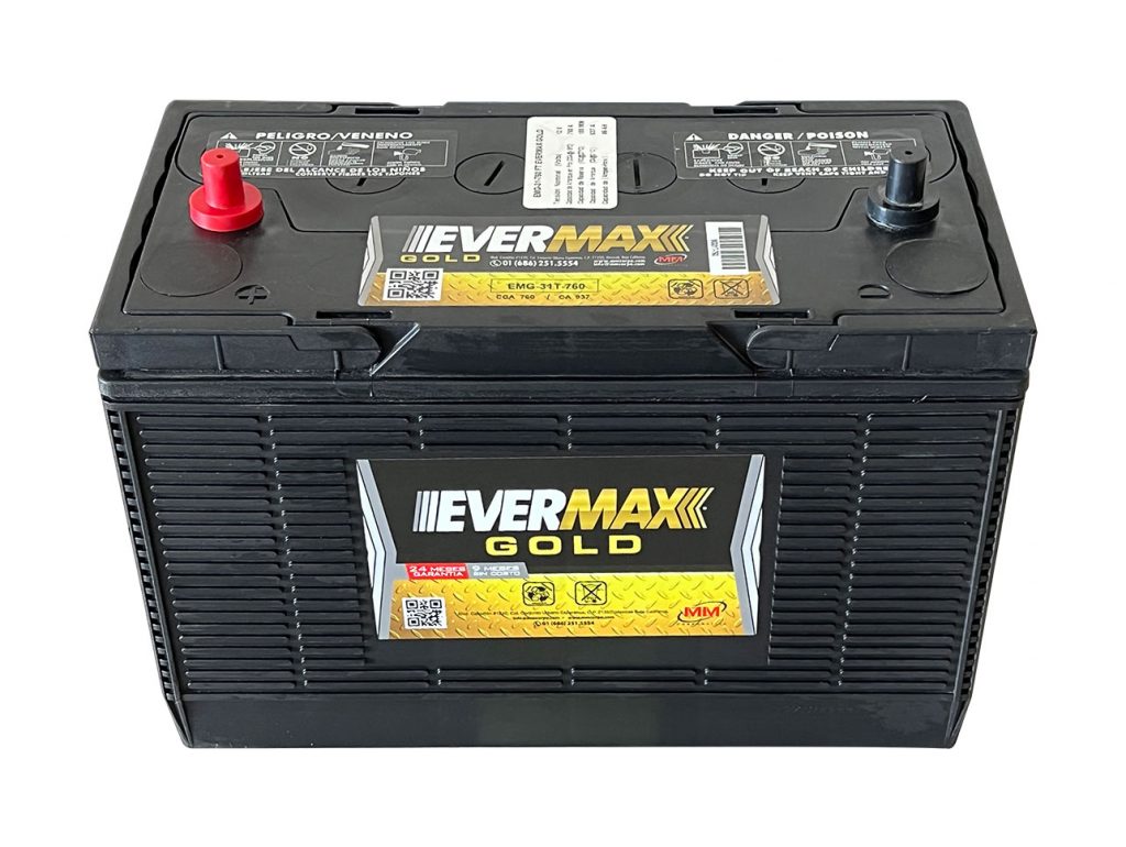 - MMCorpo Acumulador Premium EverMax Gold MG-31T-760 FT