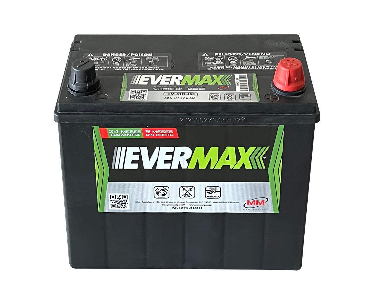 - MMCorpo Acumulador Premium EverMax M51R-450